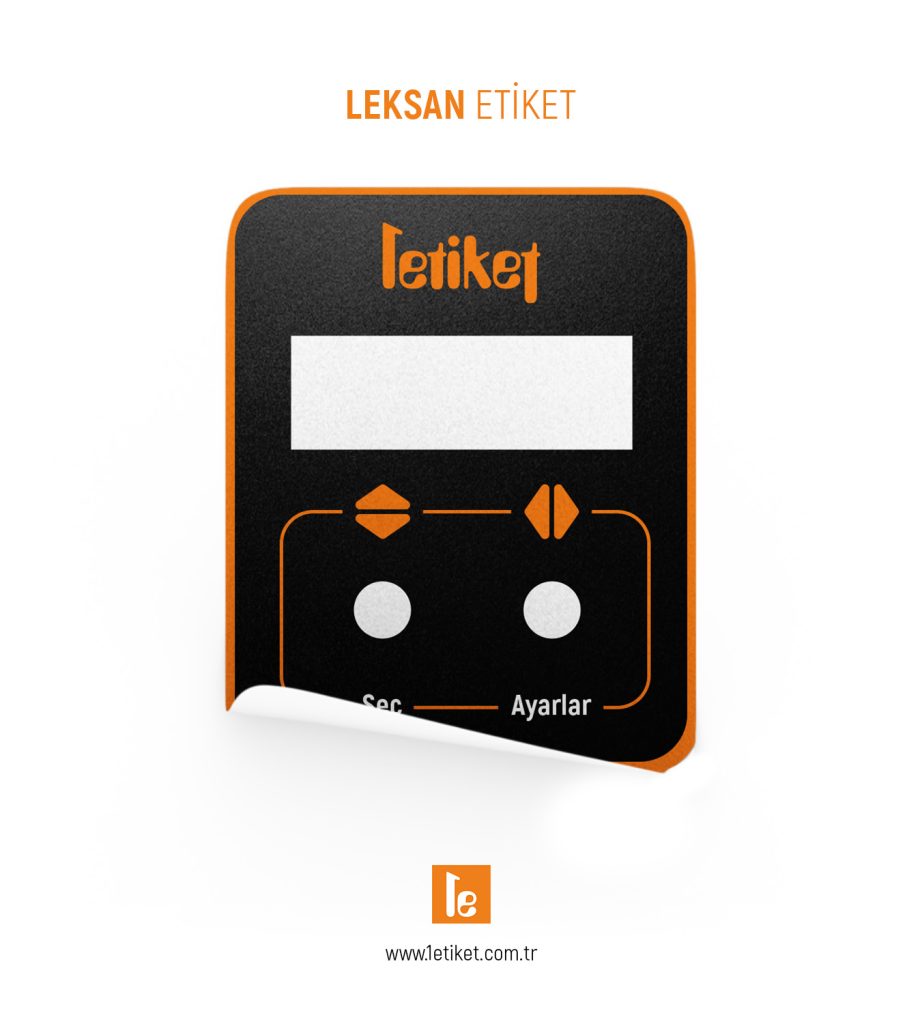 Dikdörtgen Karton Etiketi - 1Etiket